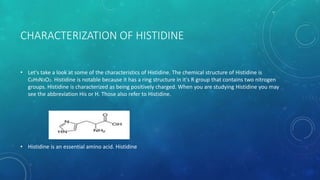 Histidine | PPTX