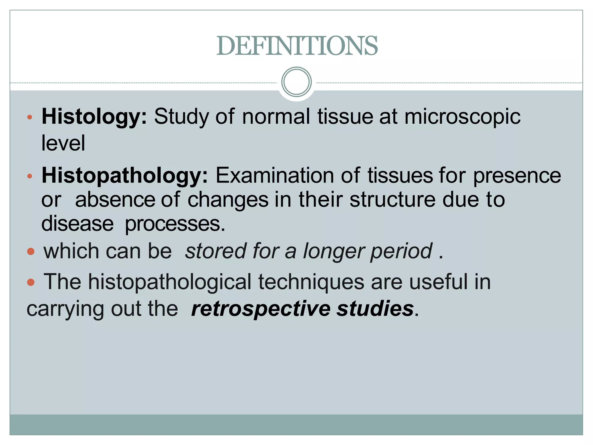 Technique of Histopathology | PPTX