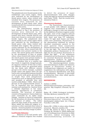 Histochemical studies of cochlospermum religiosum (l) alston | PDF