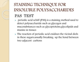Histochemical test | PPTX | Chemistry | Science