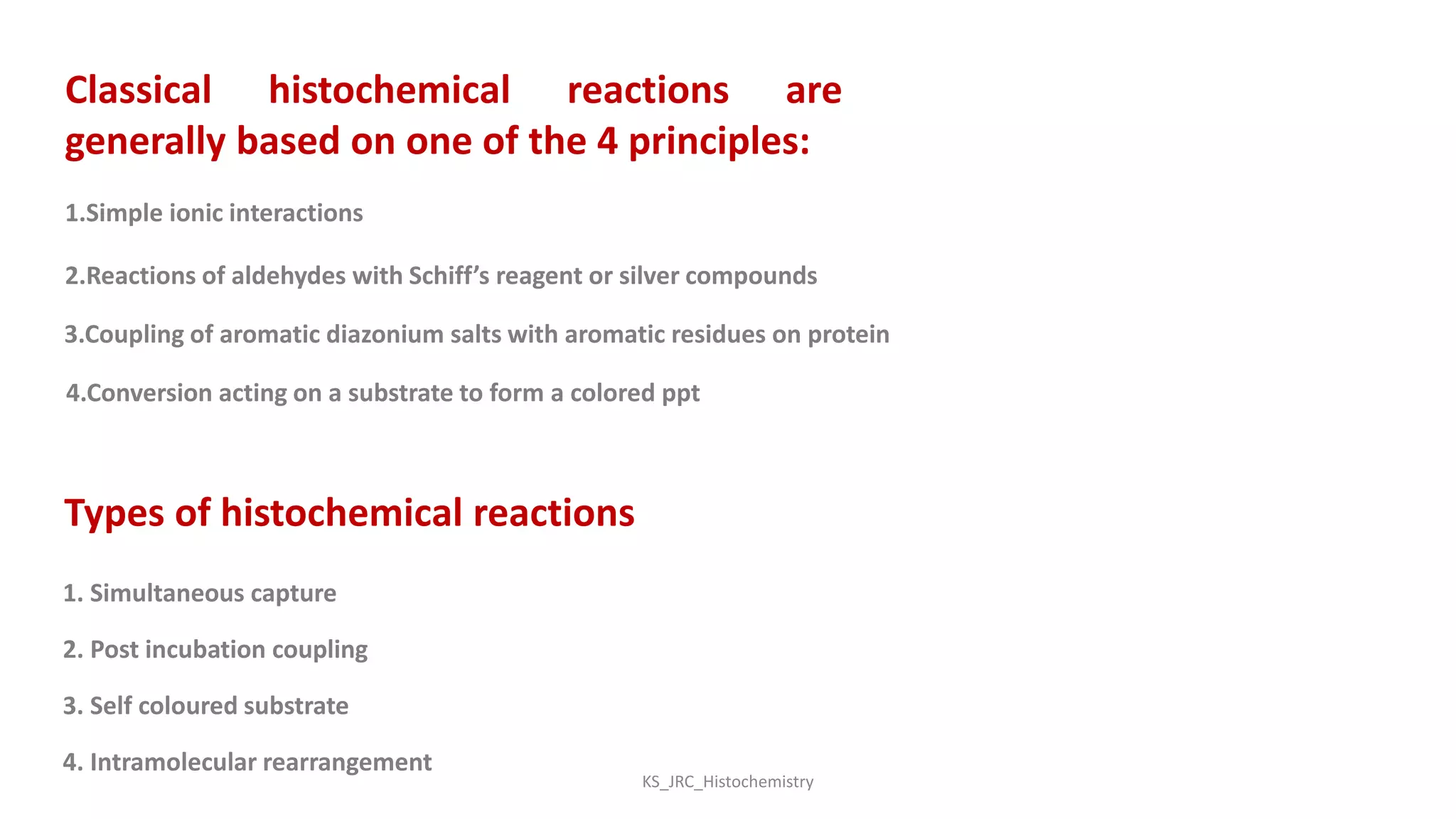 Histochemistry | PPTX
