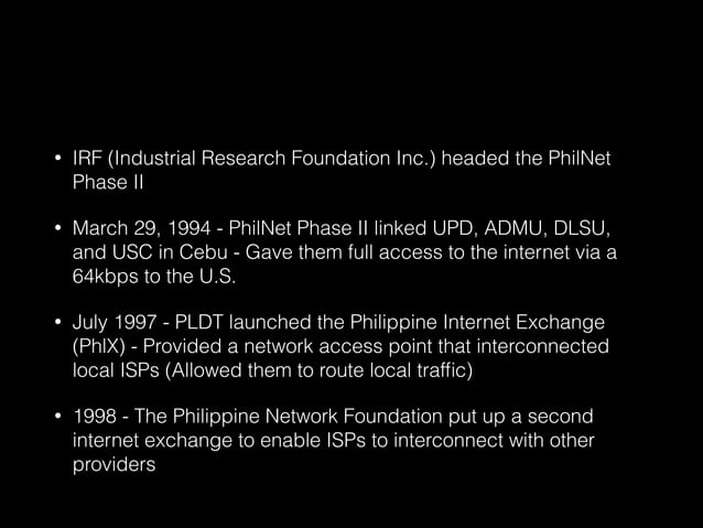 History of the Philippine Internet | PPT
