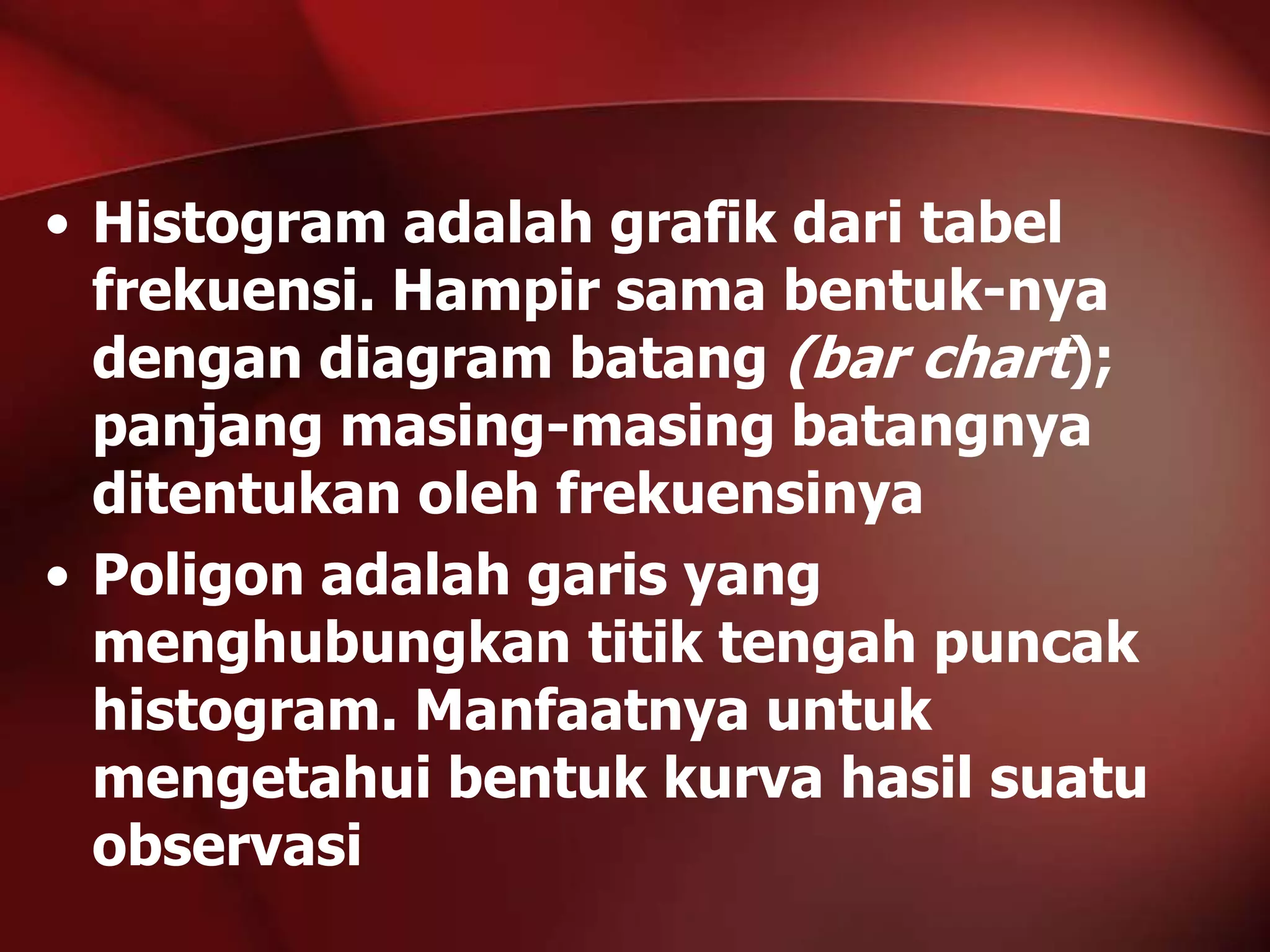 Histogram dan poligon | PPTX