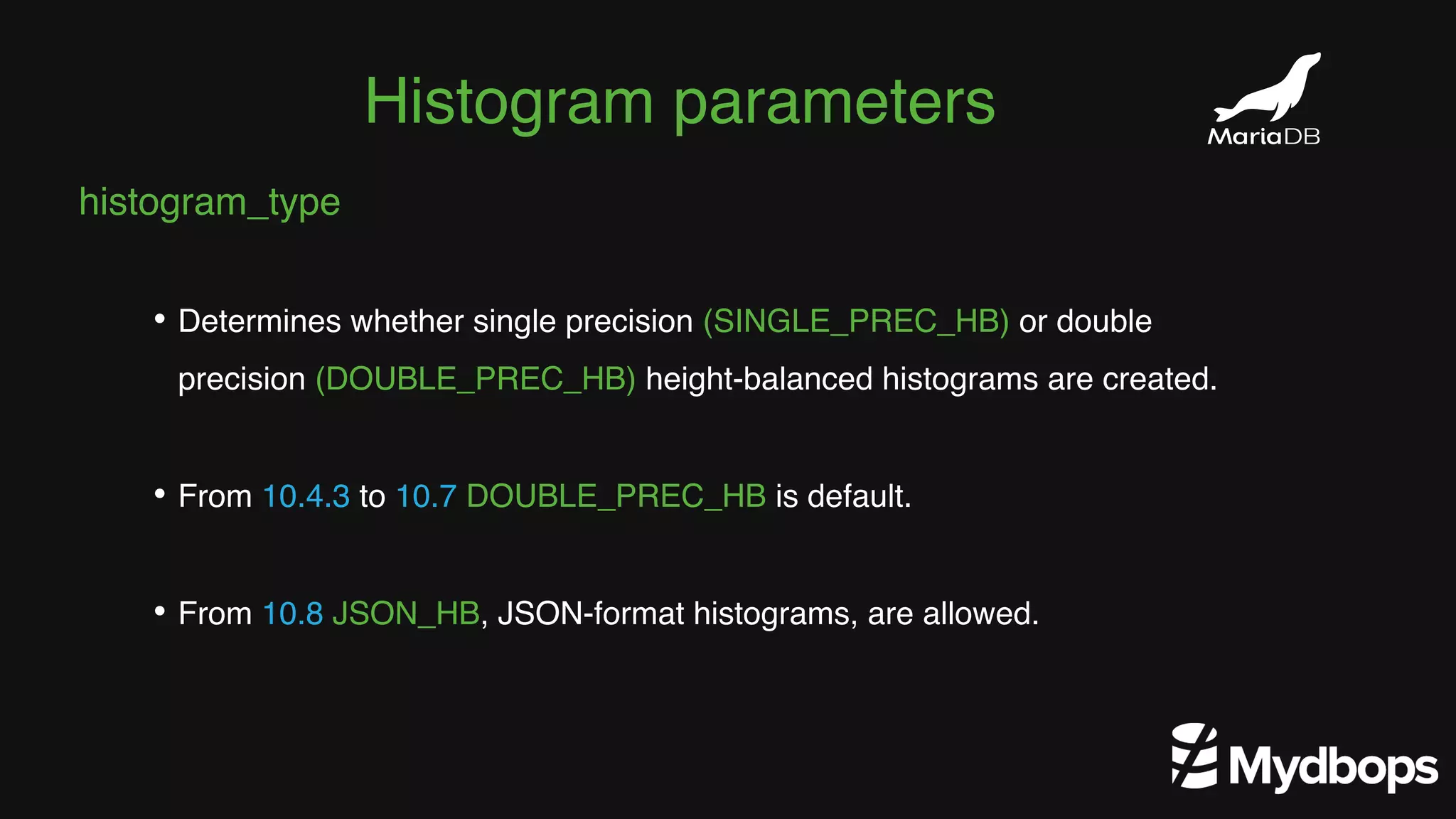 Histogram-in-Parallel-universe-of-MySQL-and-MariaDB | PPT