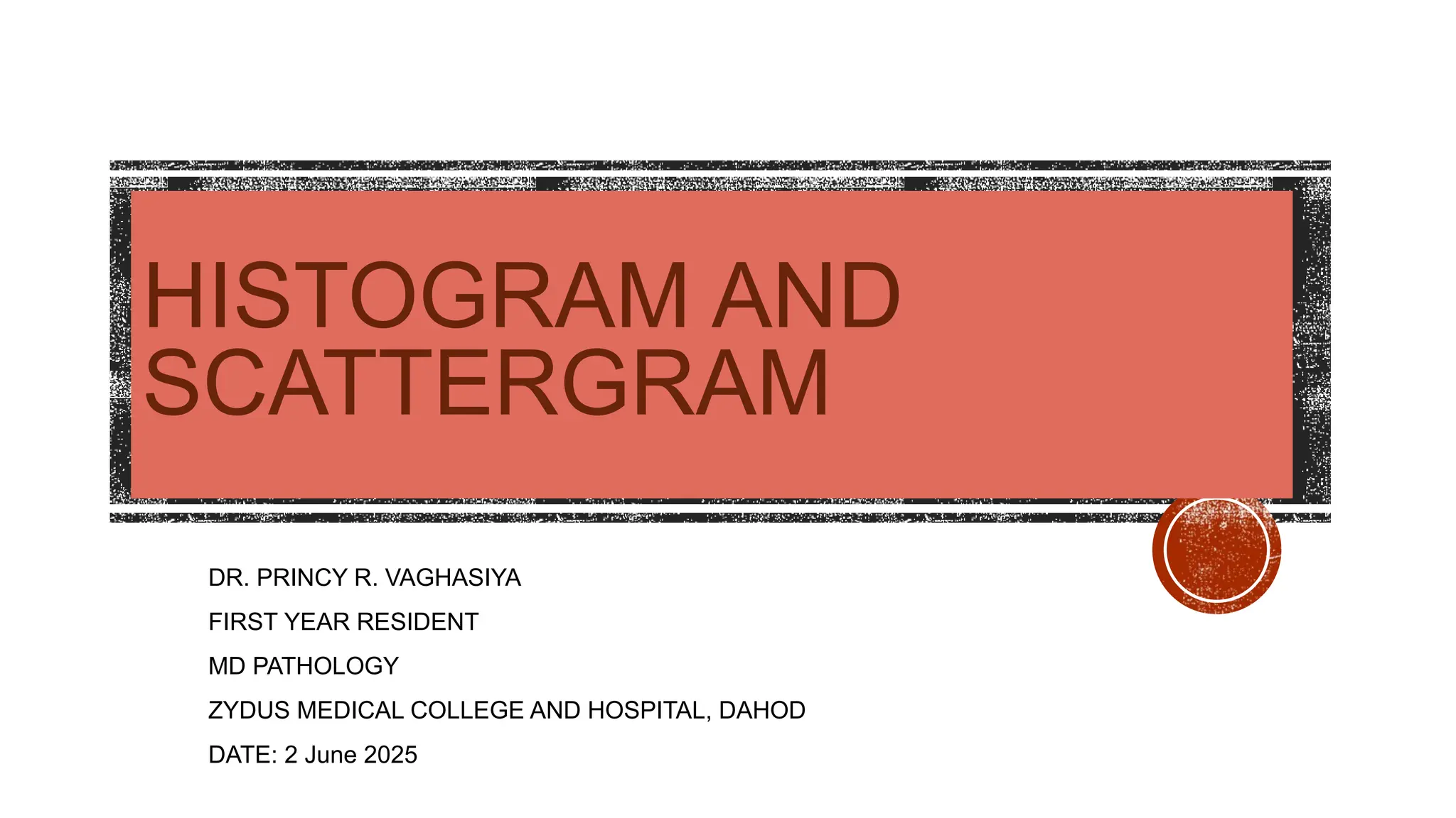 Histogram and scattergram in haematology analyser | PPTX