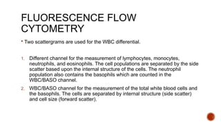 Histogram and scattergram in haematology analyser | PPTX