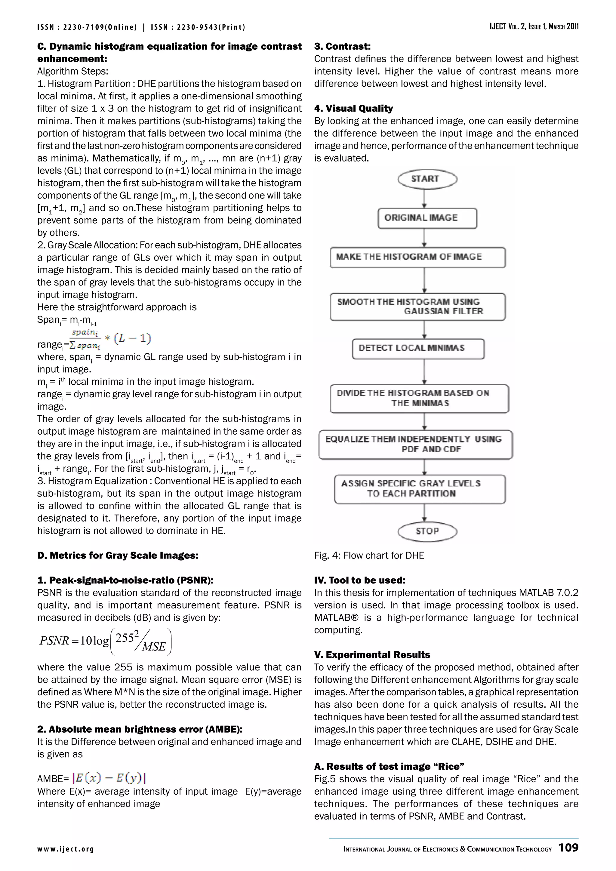 Histogram Equalization Pdf Photo Editing Software Computer Software And Applications