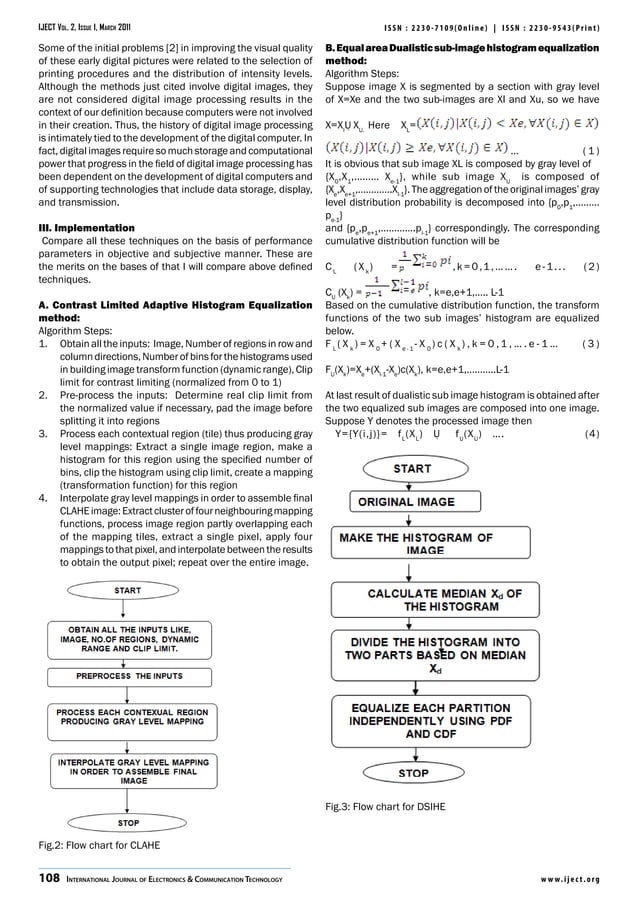 Histogram Equalization Pdf Photo Editing Software Computer