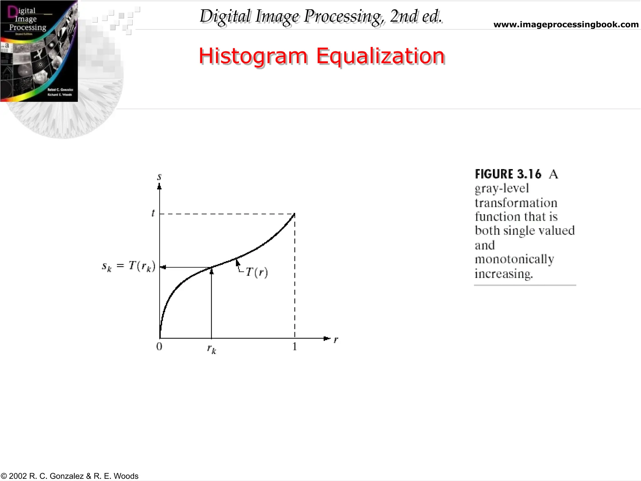 Histogram equalization and matching - Digital Image Processing | PPTX