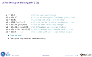 PyHEP 2019: Python Histogramming Packages | PDF | Web Development ...
