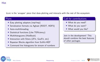 PyHEP 2019: Python Histogramming Packages | PDF | Web Development ...