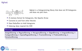 PyHEP 2019: Python Histogramming Packages | PDF | Web Development ...