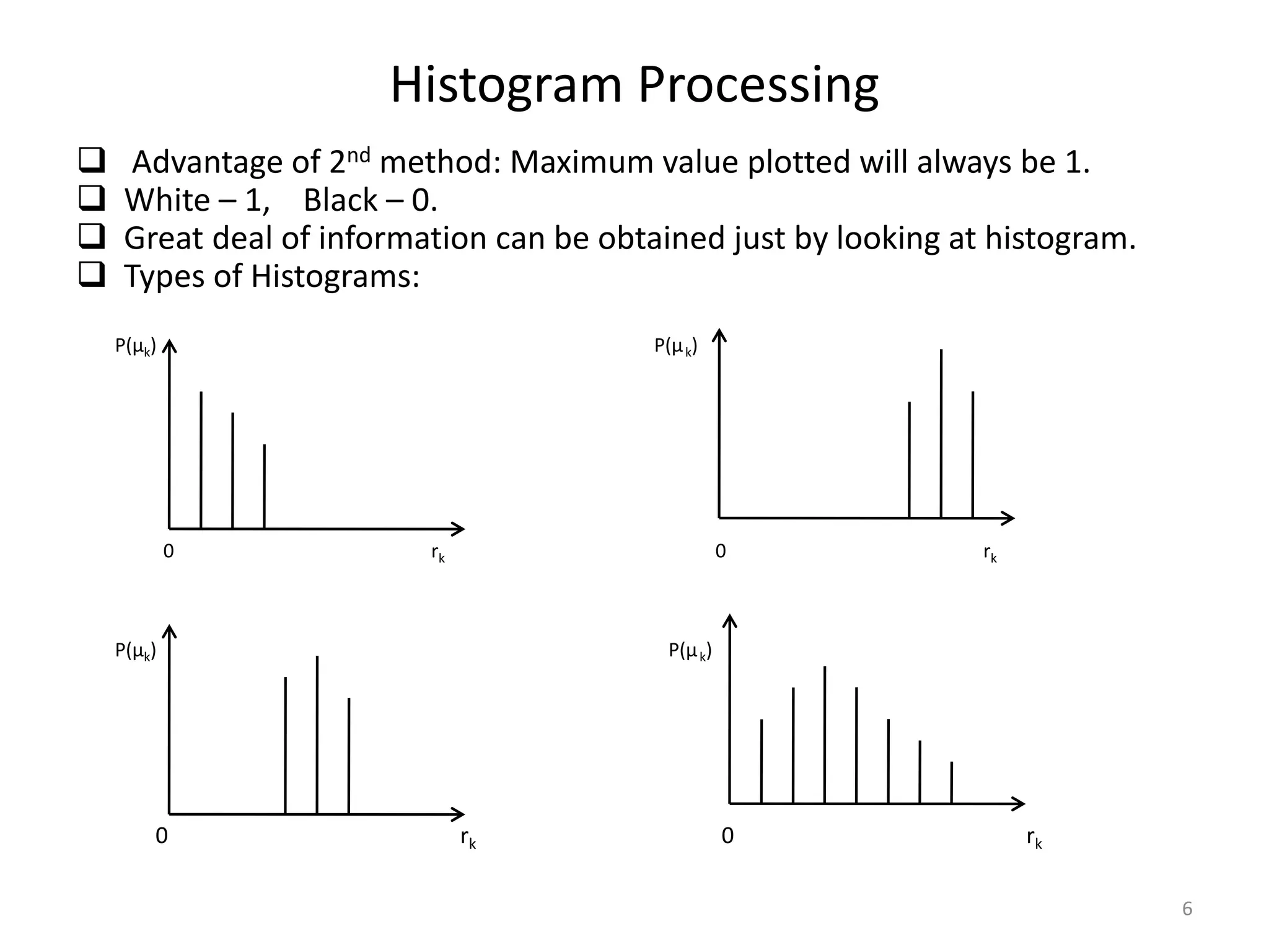 Histogram processing | PDF