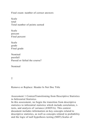 Histograms and Descriptive Statistics Scoring GuideCRITERIANON.docx