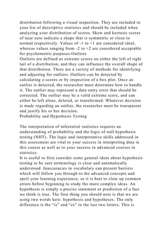 Histograms and Descriptive Statistics Scoring GuideCRITERIANON.docx