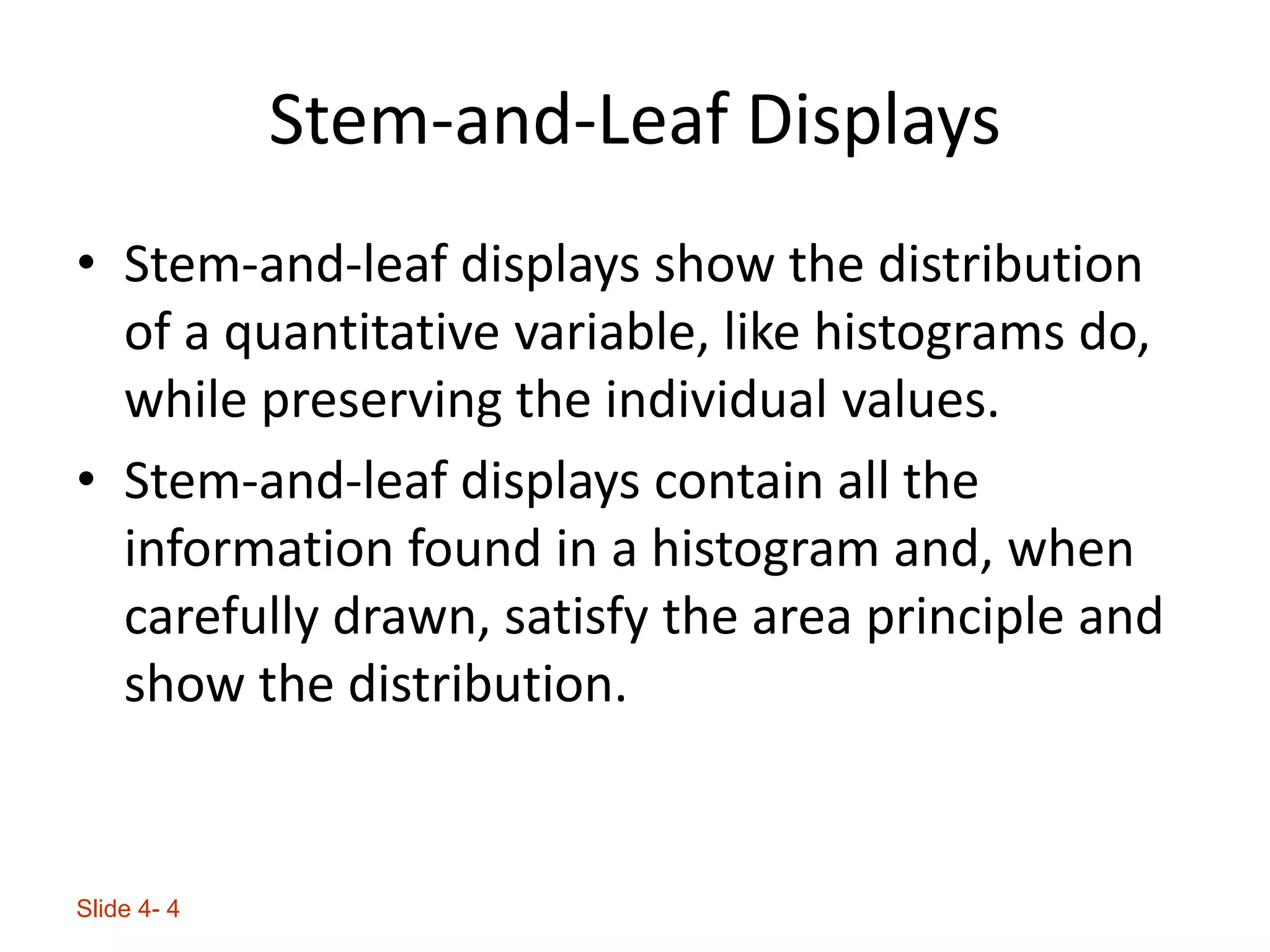 Histograms & stem plots | PPTX | Geology | Science