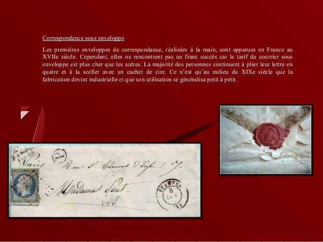 Histoire du courrier