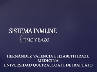 Histologia Bazo y Timo | PPTX