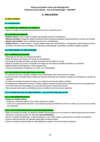 Histologia Oral | PDF