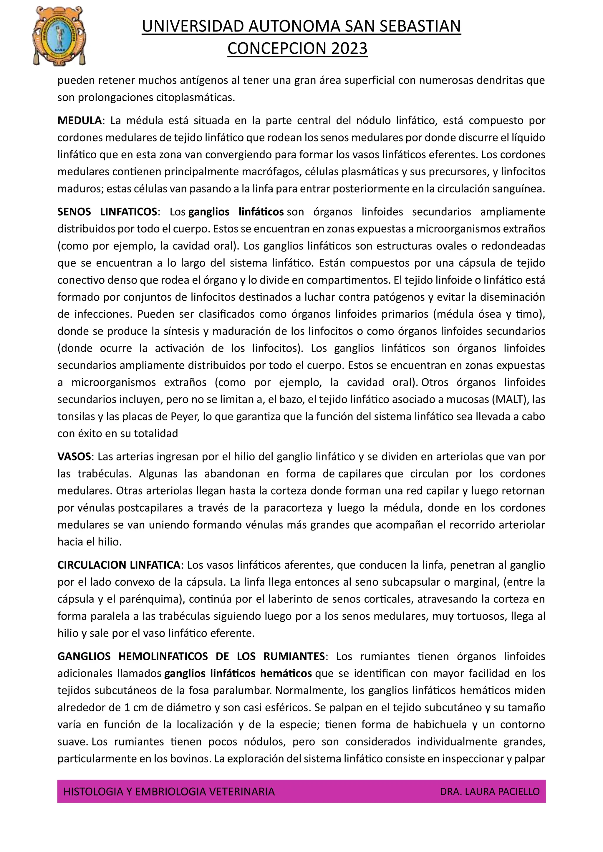 HISTOLOGIA Y EMBRIOLOGIA VETERINARIA UNIDAD VII.docx
