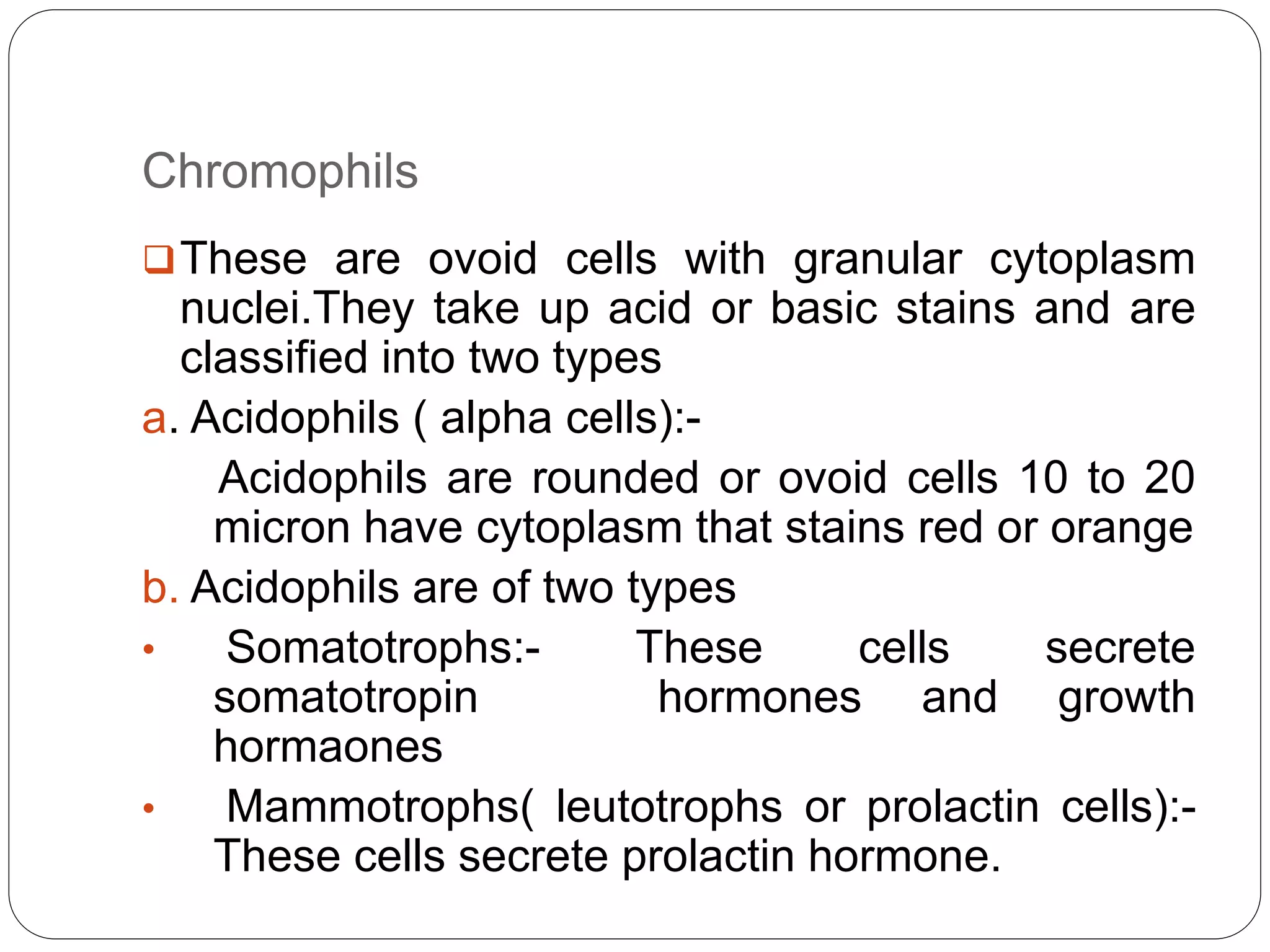 Histological structure of pituitory gland | PPTX
