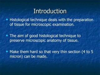 Histological Techaniques | PPT