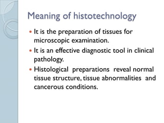 Histological techniques for life science researchers | PPTX