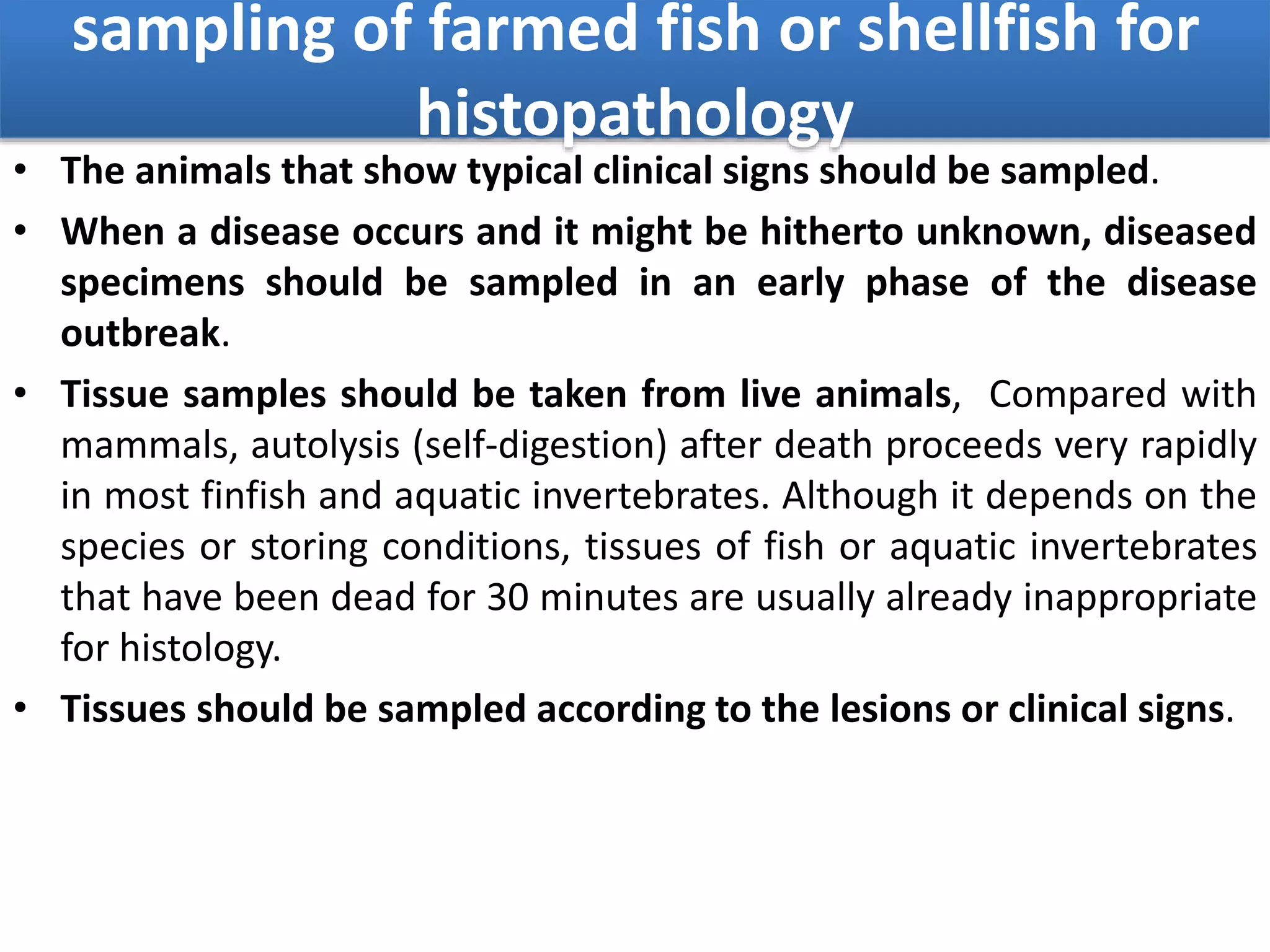Histological techniques in fish disease diagnosis by B.pptx