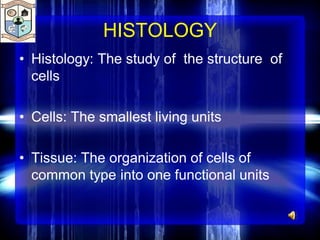 Histology 2.pdf introduction to tissues chapter 2 | PDF
