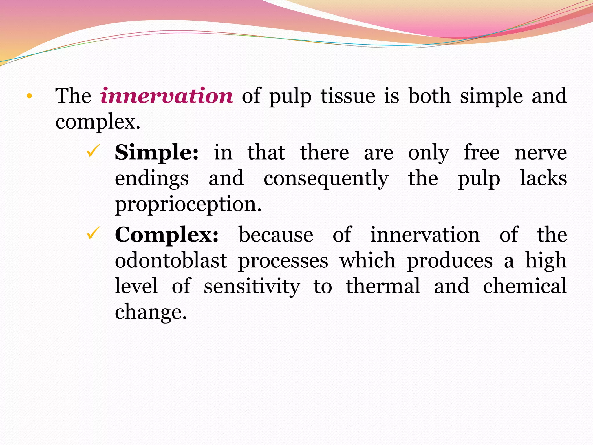 Histology and physiology of the pulp | PDF