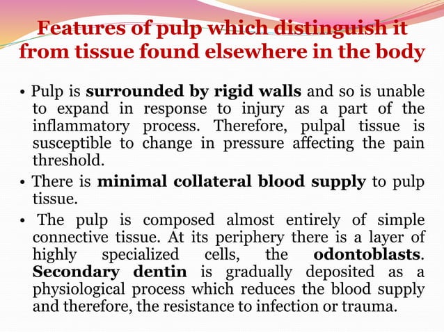 Histology and physiology of the pulp | PDF