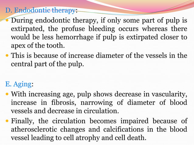 Histology and physiology of the pulp | PDF