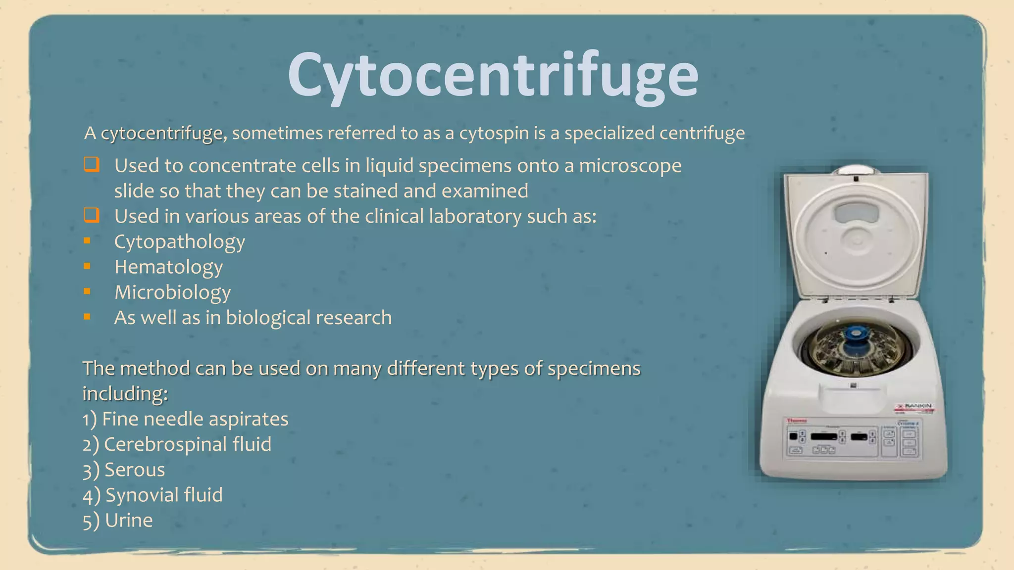 Histology & Cytology Instruments | PPTX