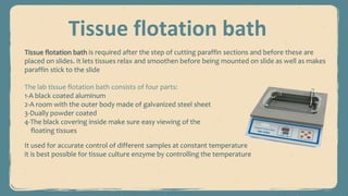 Histology & Cytology Instruments | PPTX