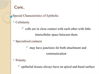 HISTOLOGY Epithelial Tissue bovine equine canine.pptx