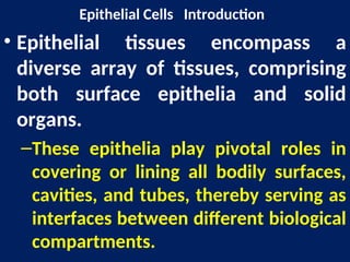 Histology Lecture Epithelial Tissue UniNiger.ppt
