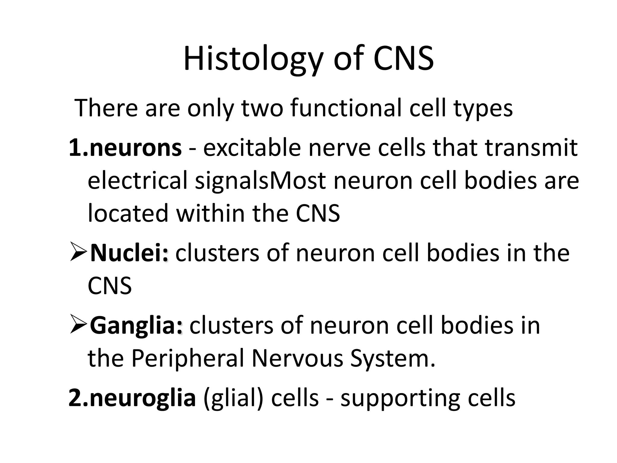 Histology of cns.dk.2014