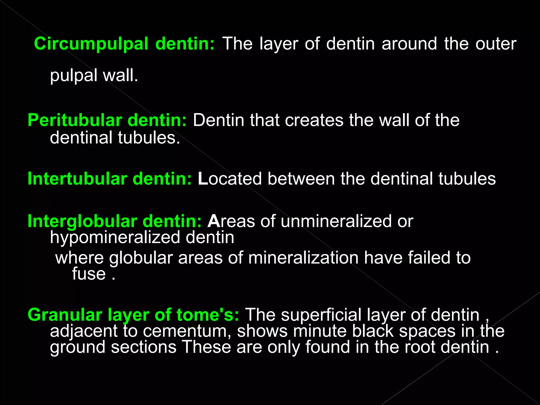 Histology of dentin | PPT