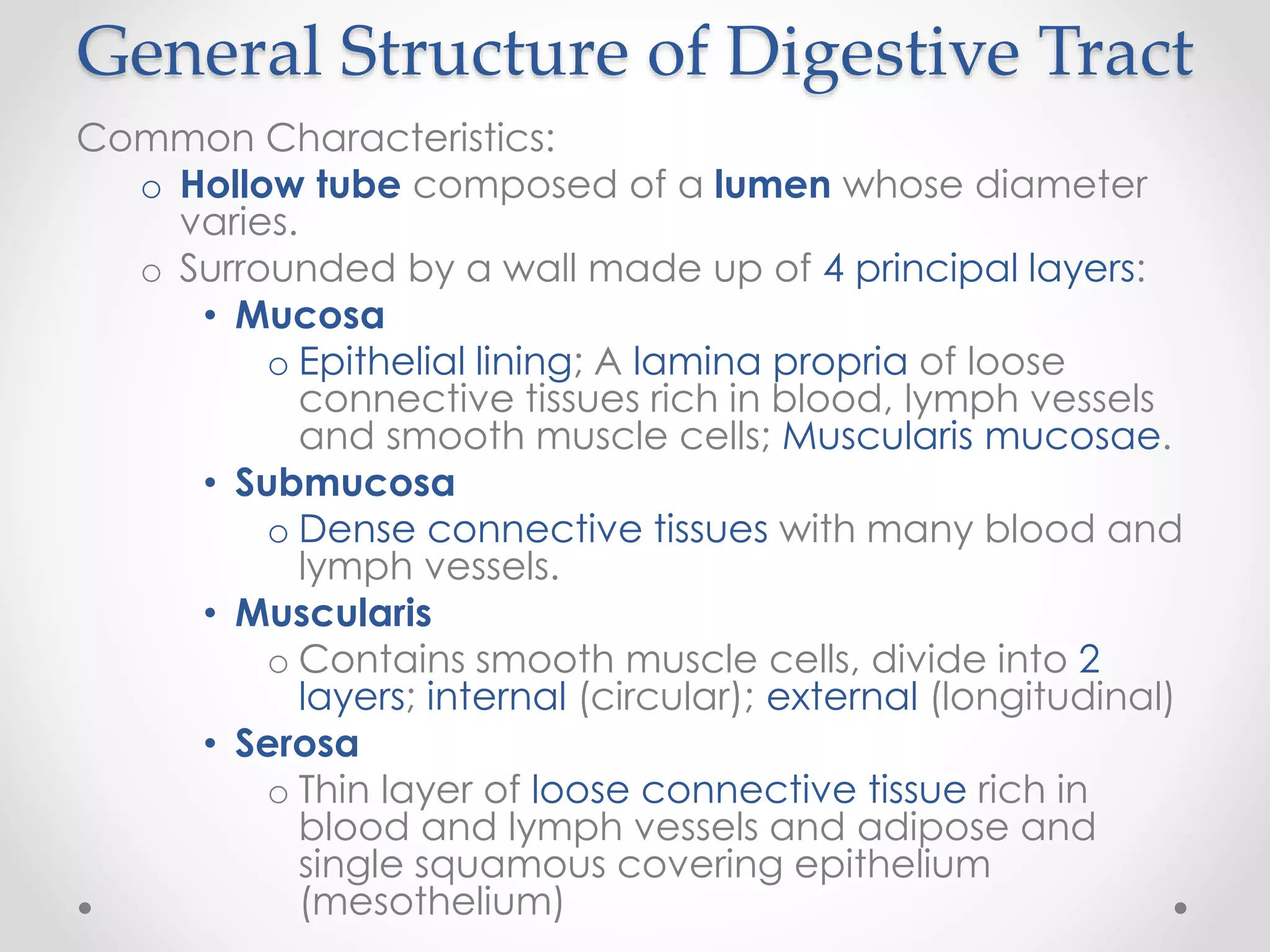 Histology of gastrointestinal tract | PPTX