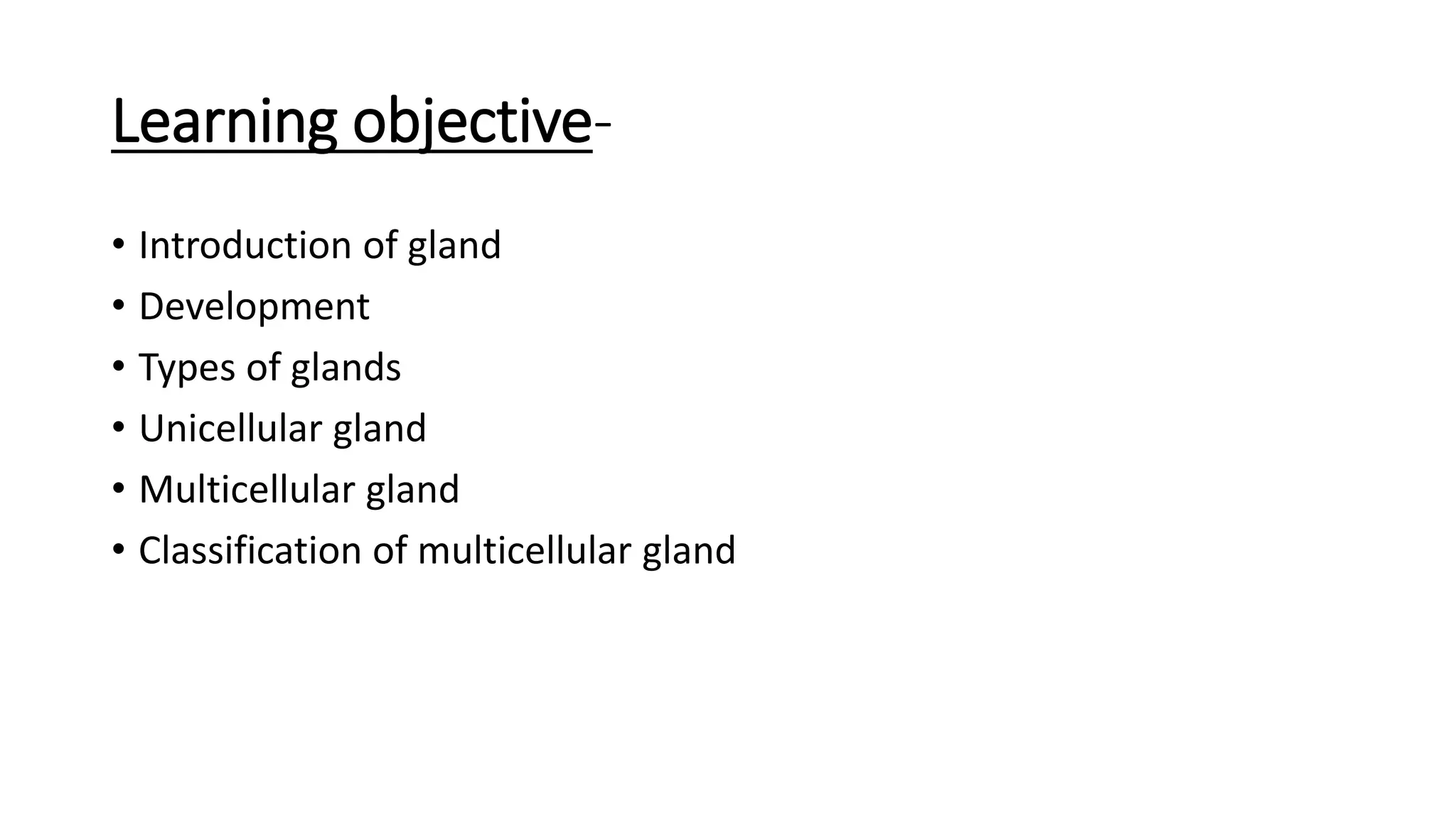 Histology of glands | PPTX