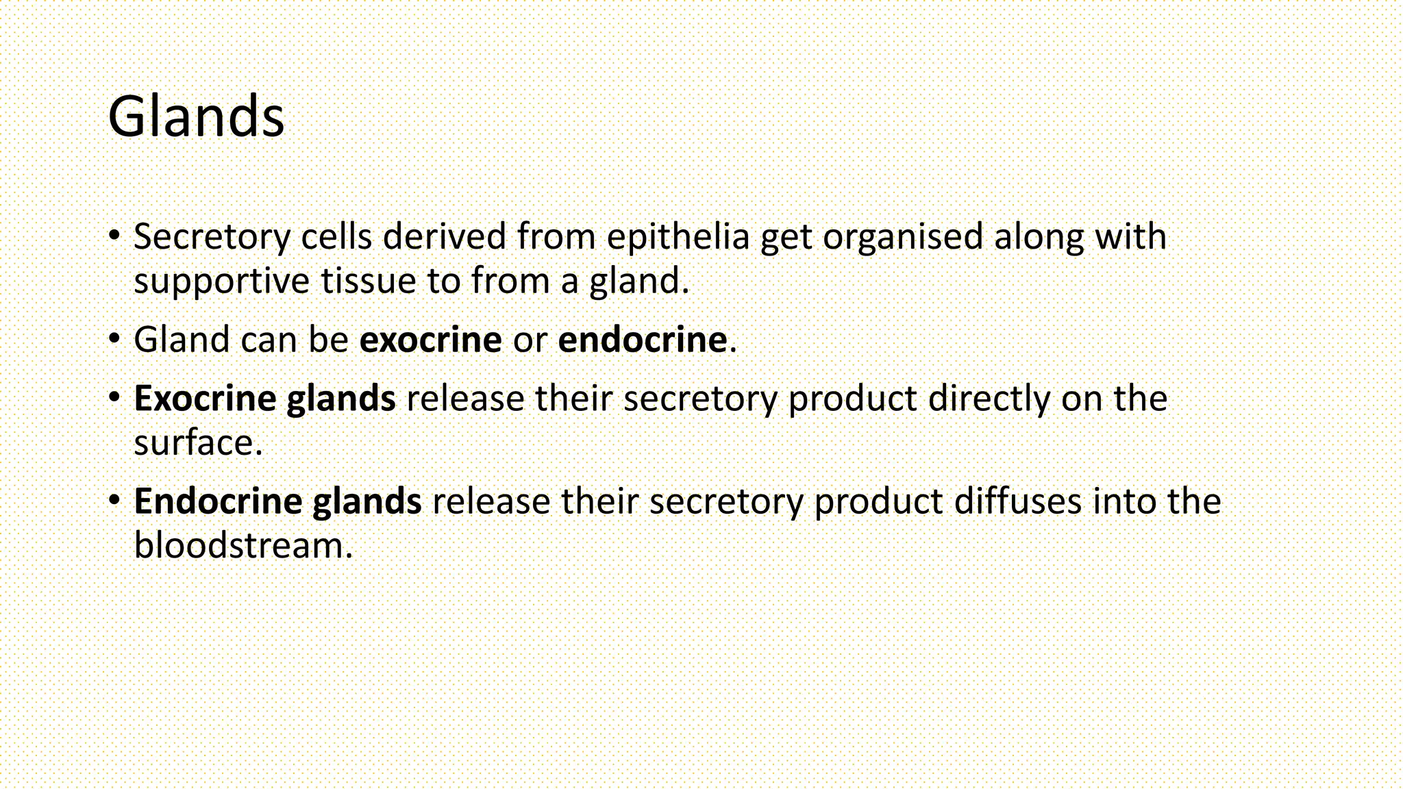 Histology of glands | PPTX