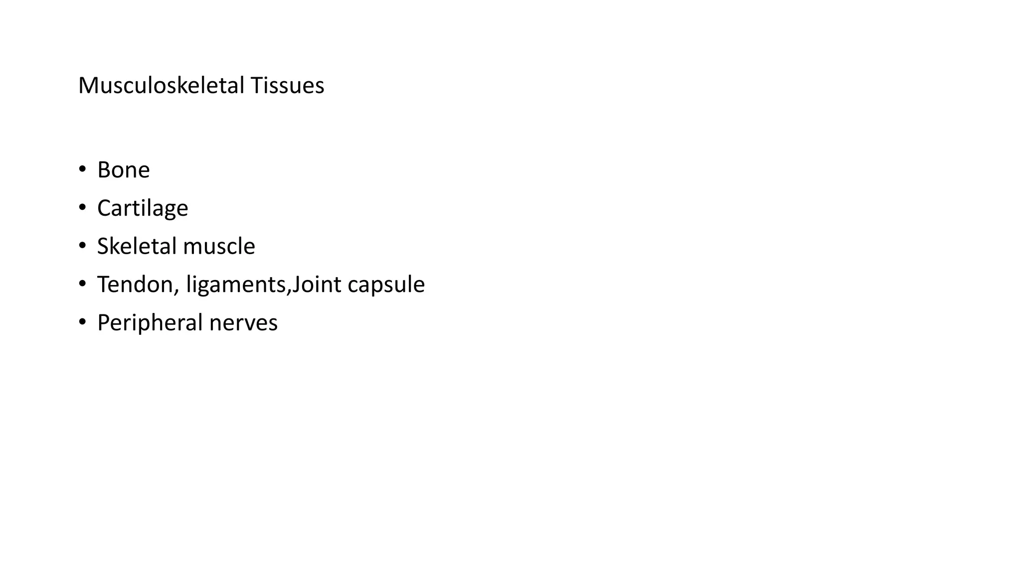 Histology of musculoskeletal system | PPTX