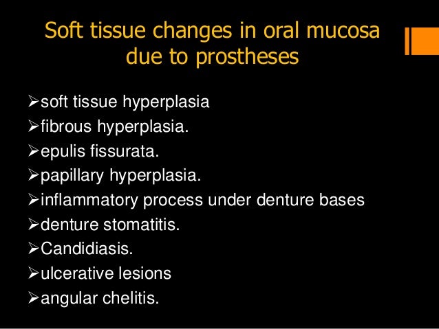Denture Stomatitis Vs Papillary Hyperplasia Papillary Lesions