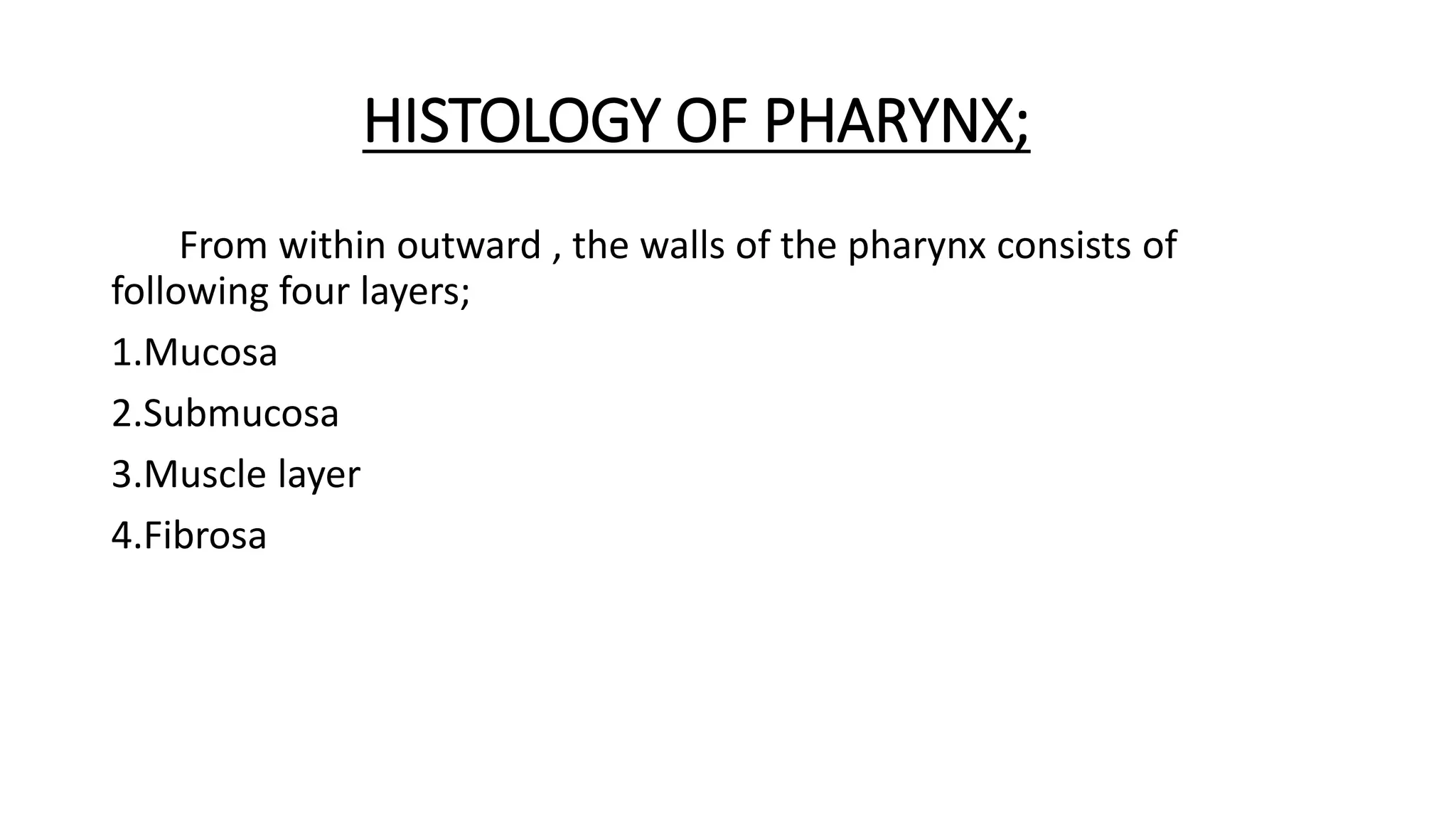Histology of pharynx & larynx | PPTX
