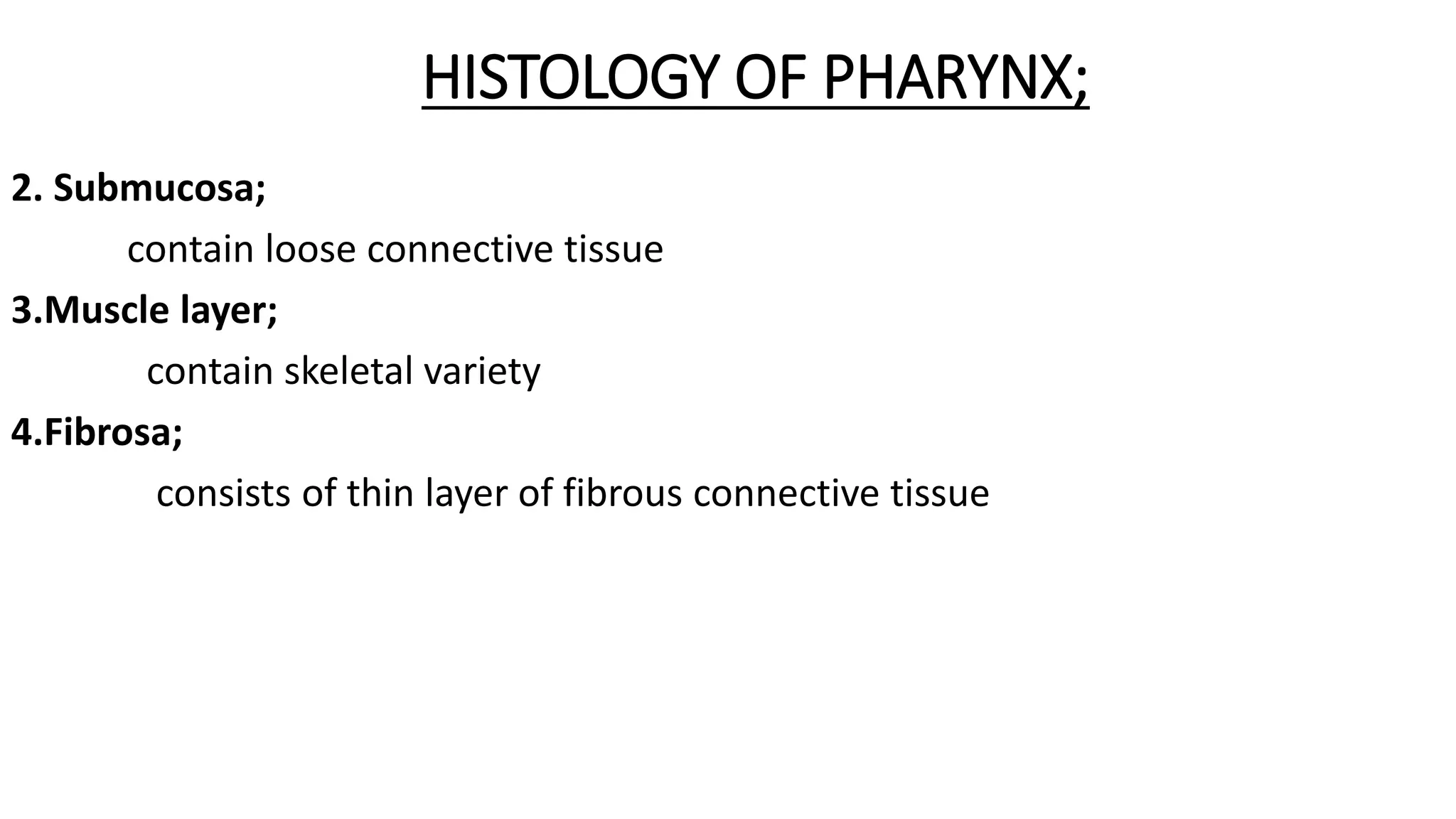 Histology of pharynx & larynx | PPTX