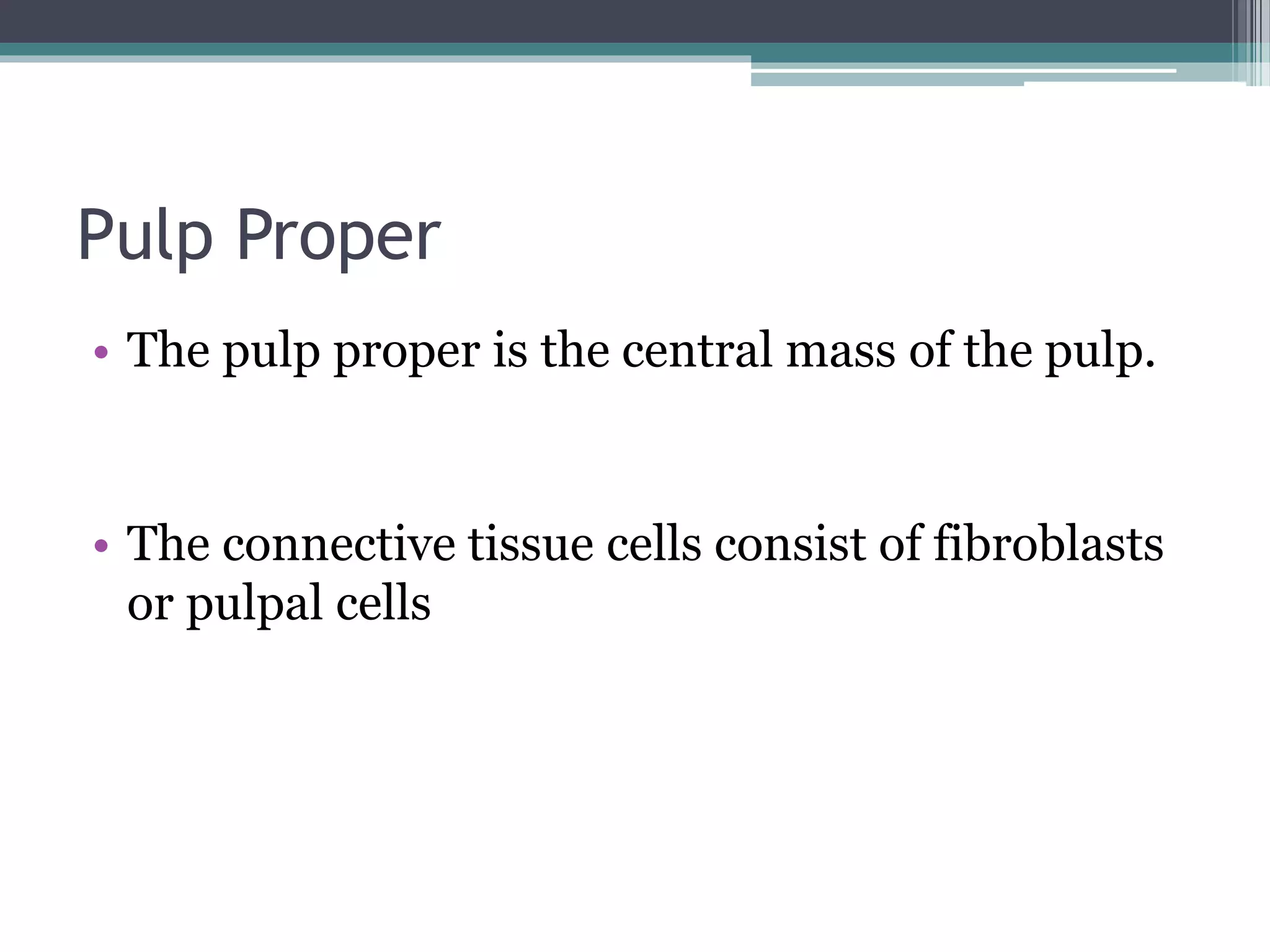 Histology of Pulp | PPTX | Dental Health | Diseases and Conditions