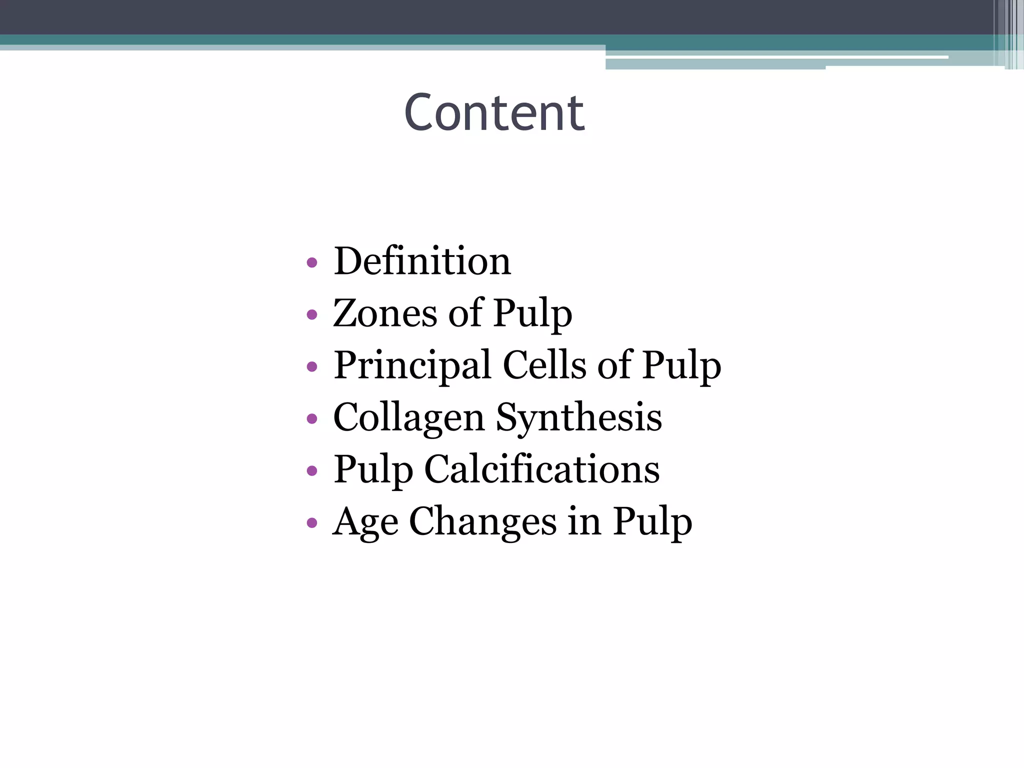 Histology of Pulp | PPTX