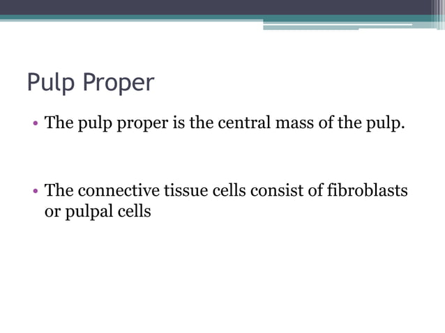 Histology of Pulp | PPTX | Dental Health | Diseases and Conditions