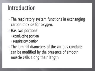 Histology of respiratory system.layers of epithelial tissue | PPTX