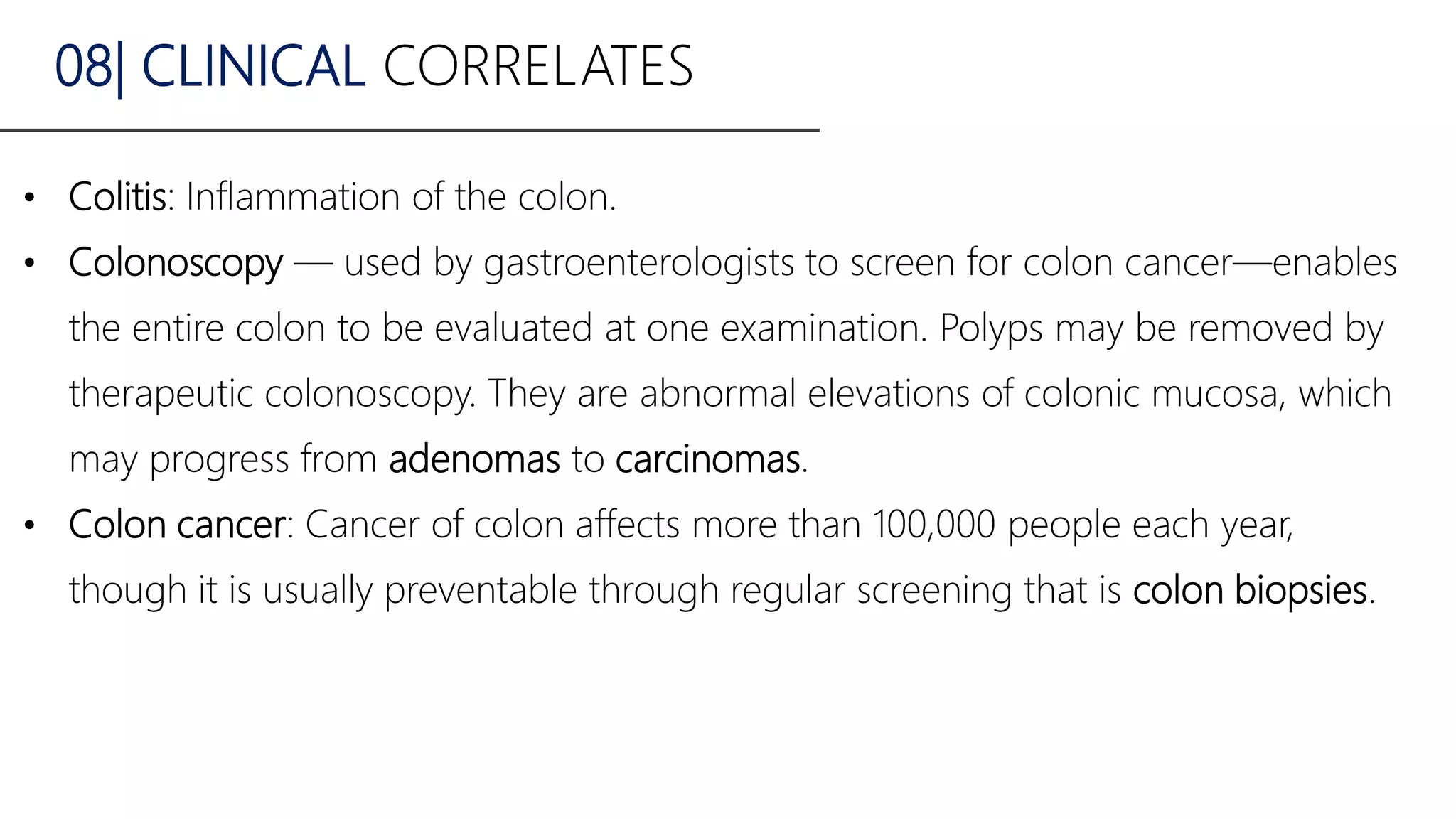 A seminar presentation on the histology of the large intestine | PPTX